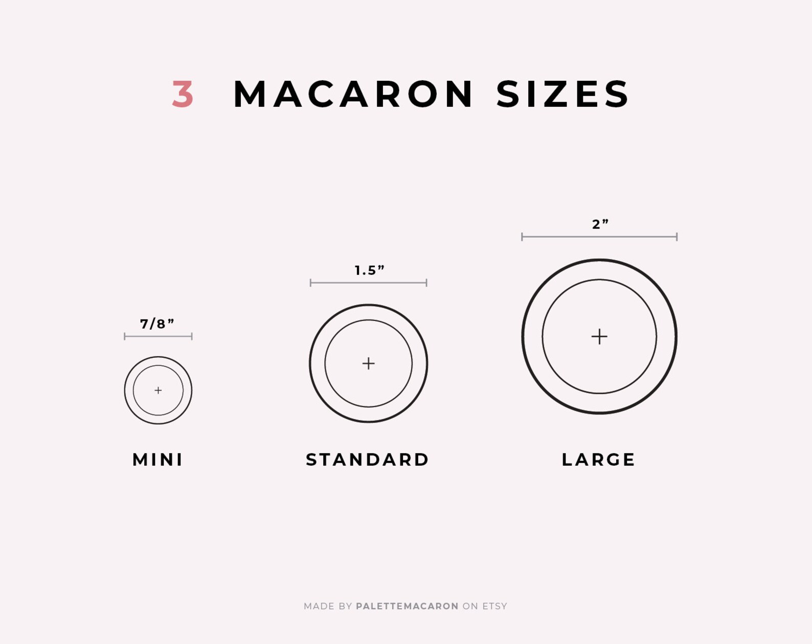 Printable Circle Macaron Template - Etsy