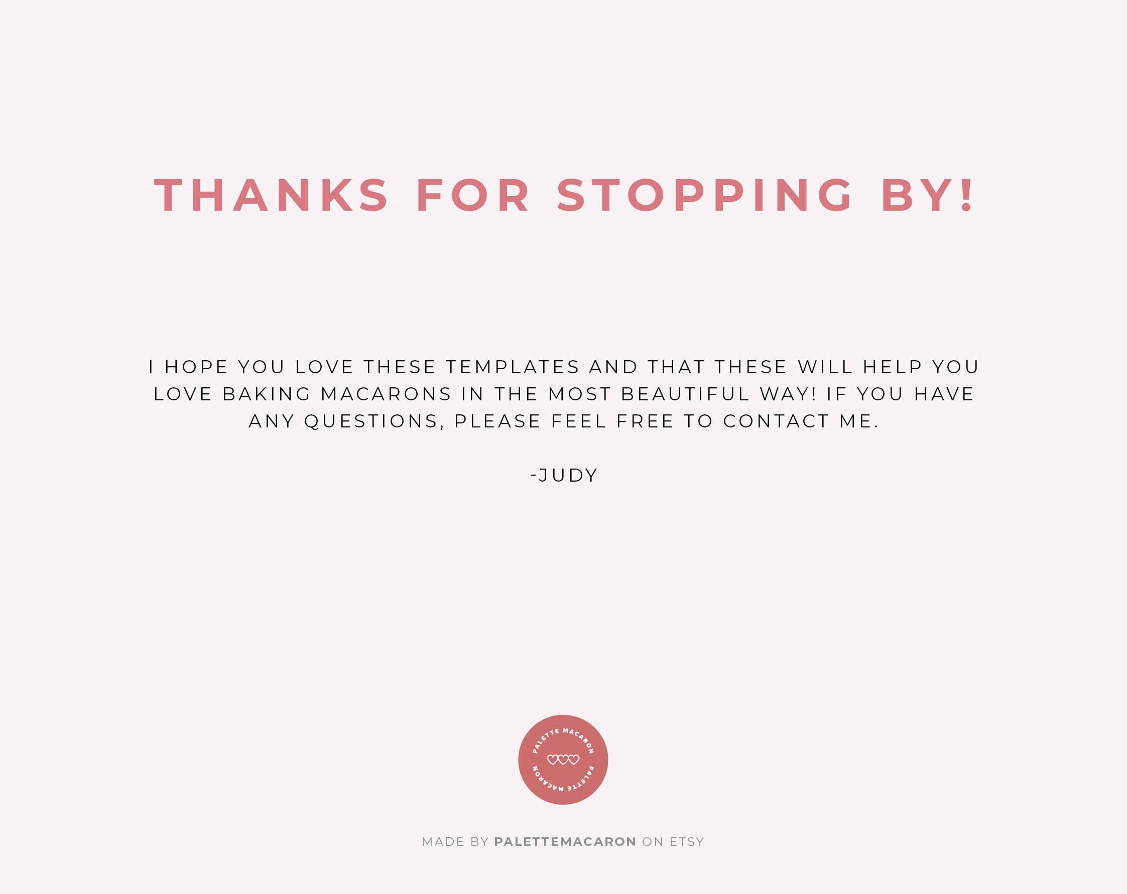 Printable Circle Macaron Template - Etsy