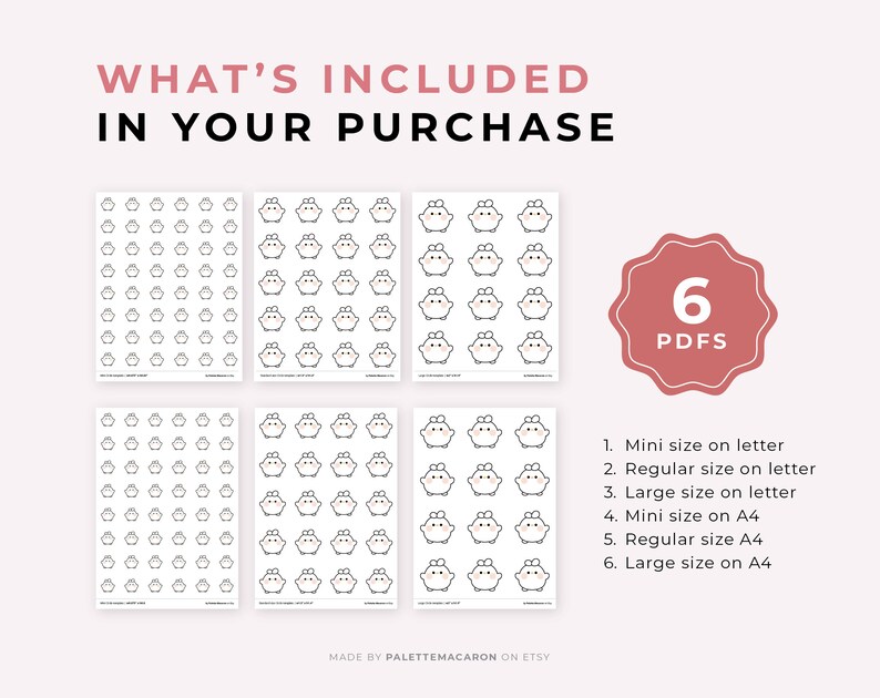Printable Baby Chick Macaron Template - Etsy