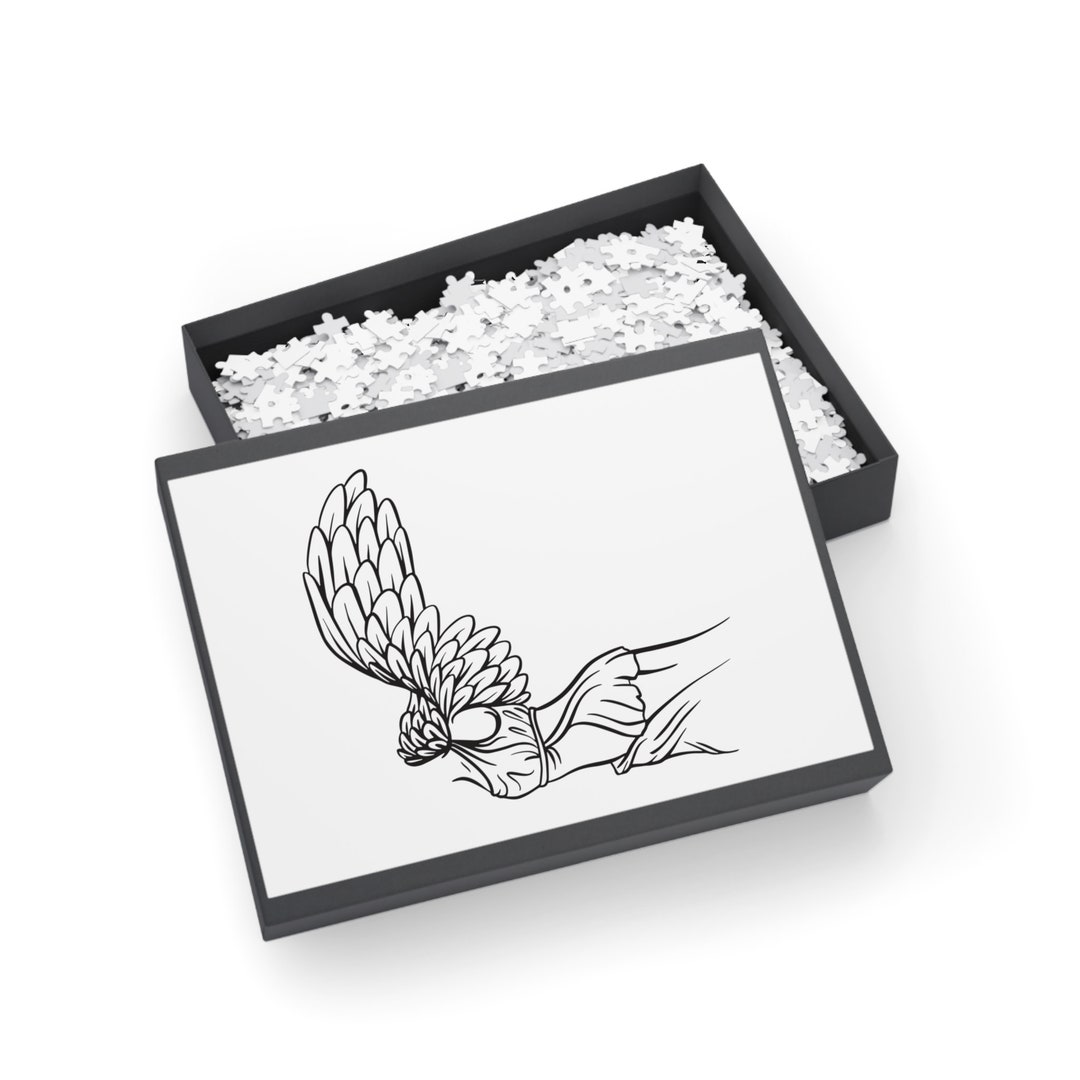 Winged Victory of Samothrace Outline Jigsaw Puzzle 1000-piece - Etsy