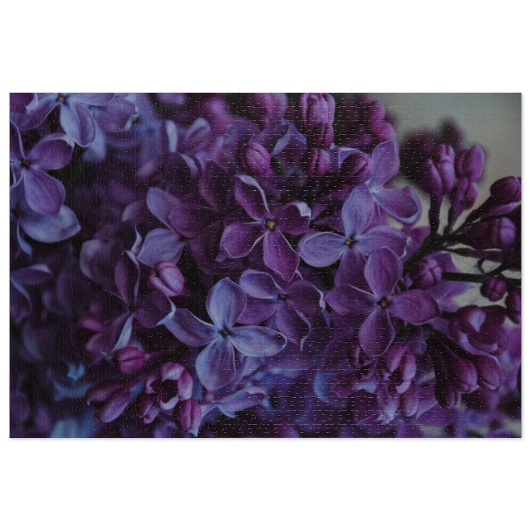 Purple Lilac Flowers Jigsaw Puzzle 252 500 1000-piece - Etsy