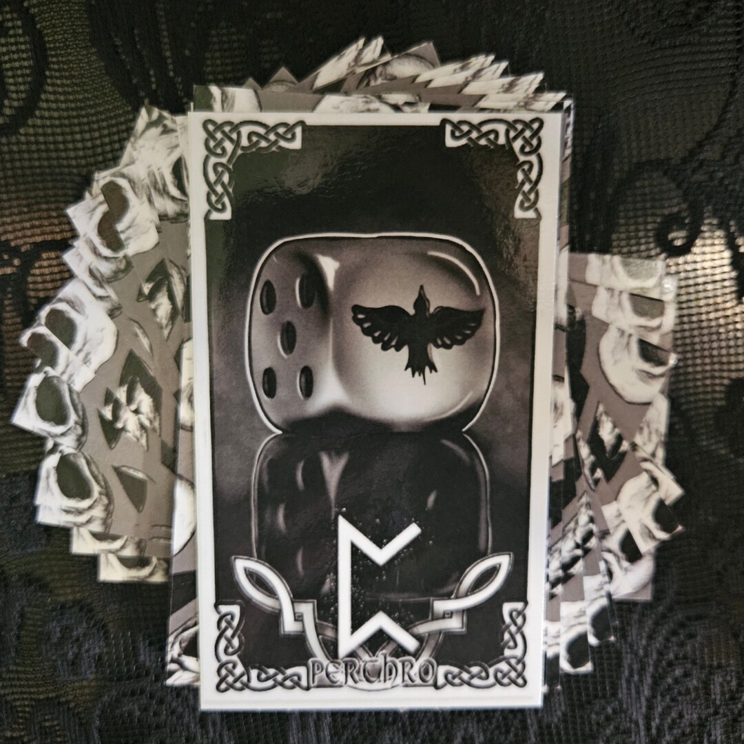 Rune Cards / Rune Deck / Viking Runes / Elder Futhark / Raven - Etsy