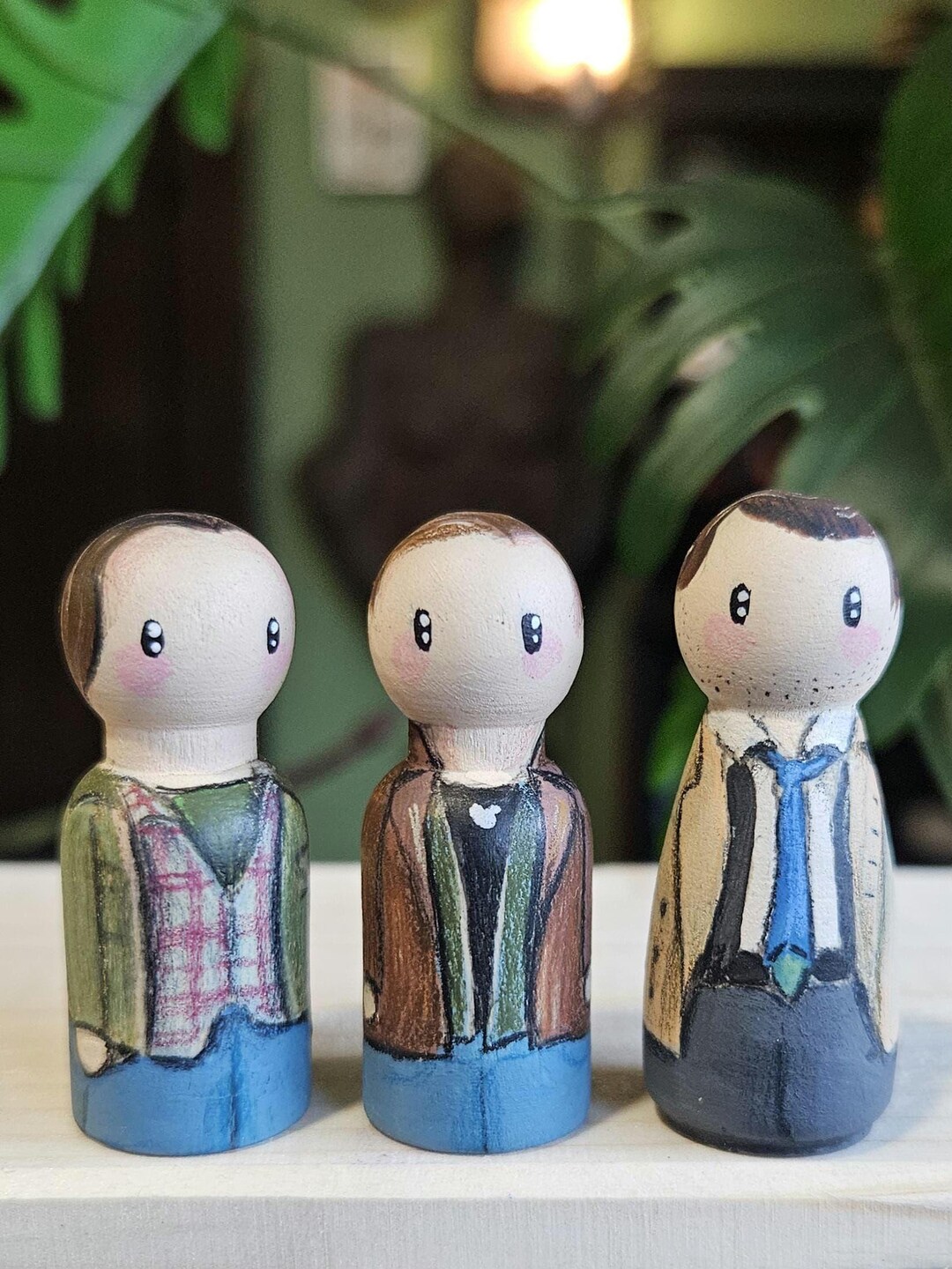 Supernatural / Dean Winchester / Sam Winchester / Castiel / Peg Dolls ...