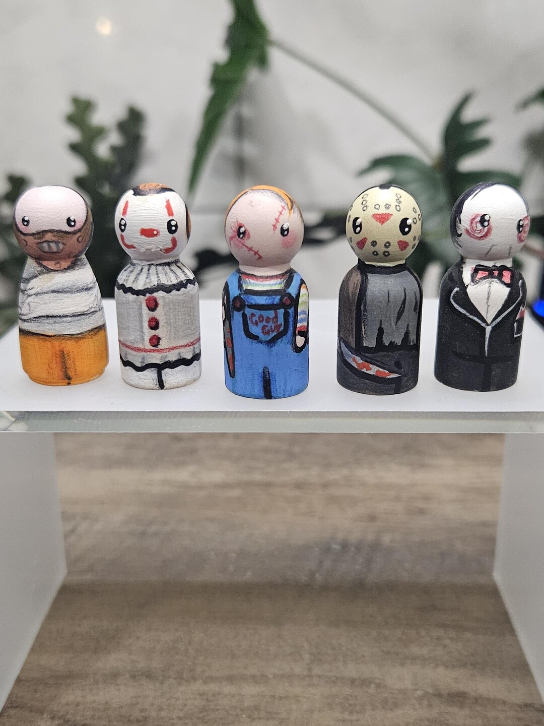 Handmade Horror Slasher Peg Dolls: Pennywise, Jason, Chucky, Hannibal ...