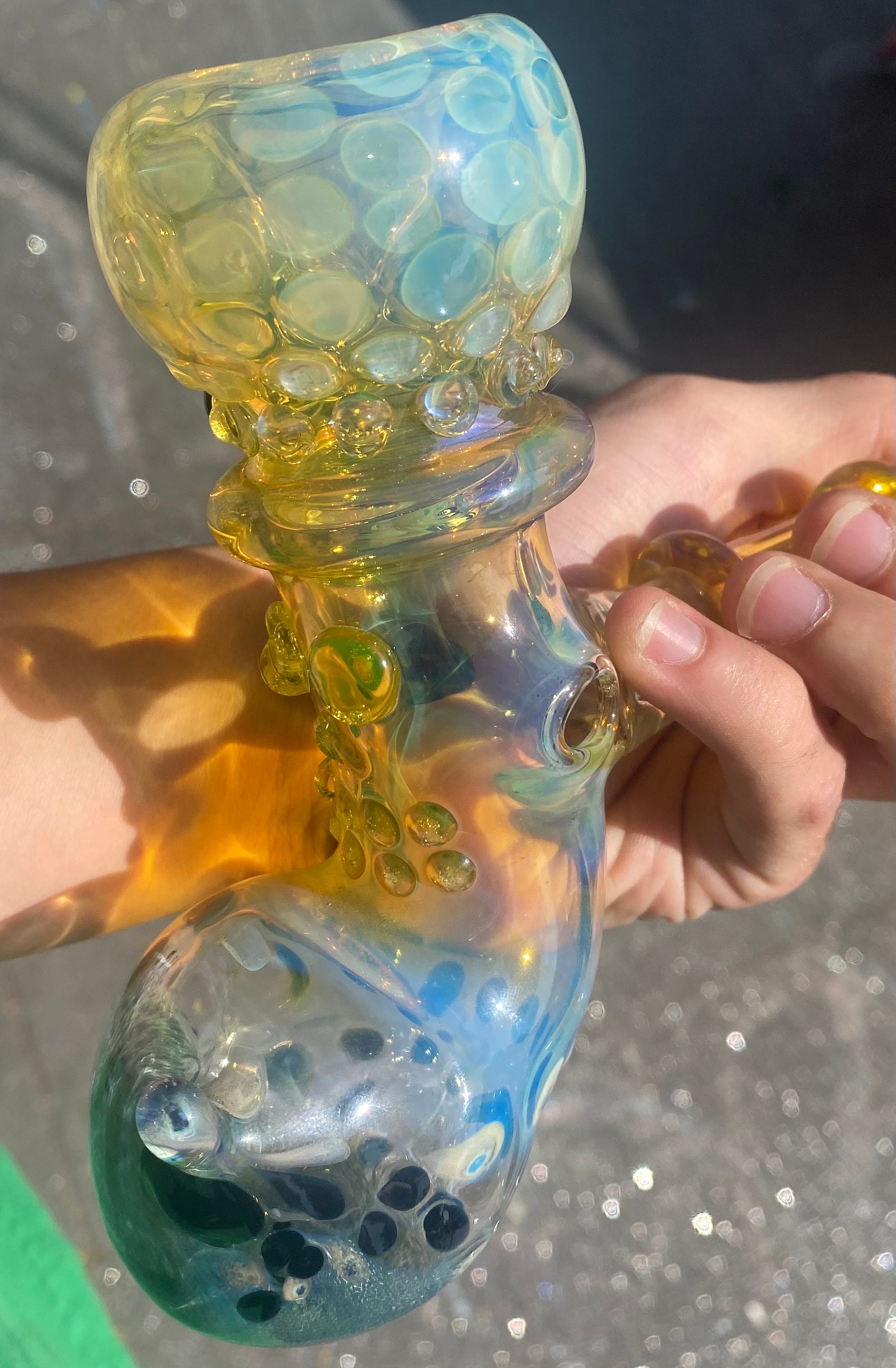 Giant Blaze Glass Hammer - Etsy