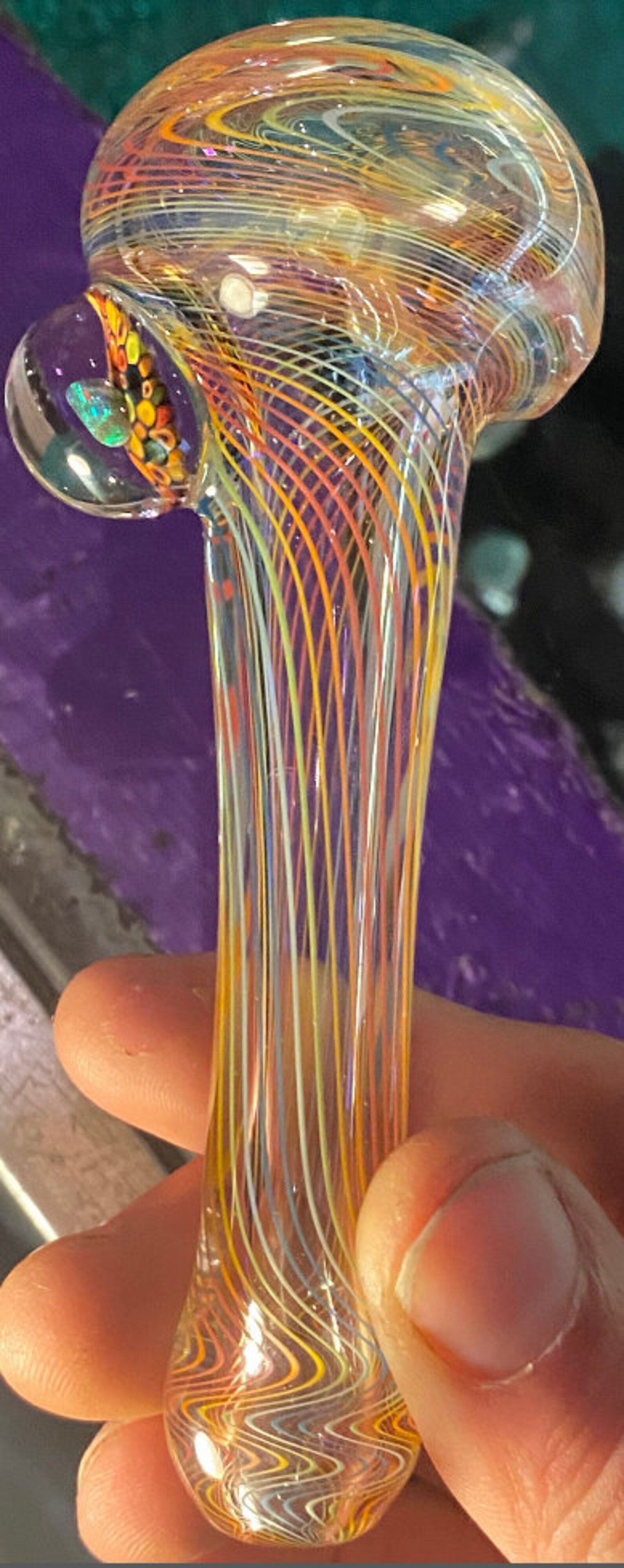 Rainbow Willy Wolly Wig Wag Piece - Etsy