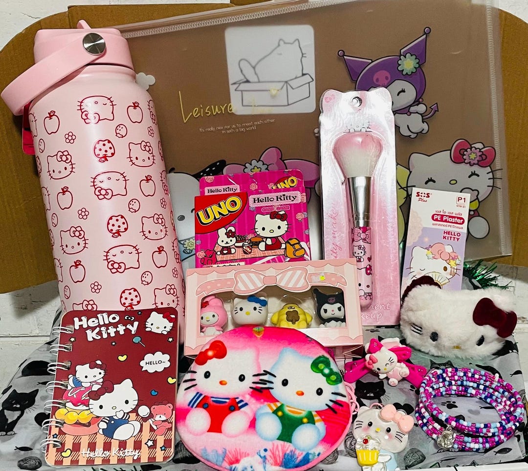Unbelievable Hello Kitty Gift Box Hamper Drink Bottle Stationary ...