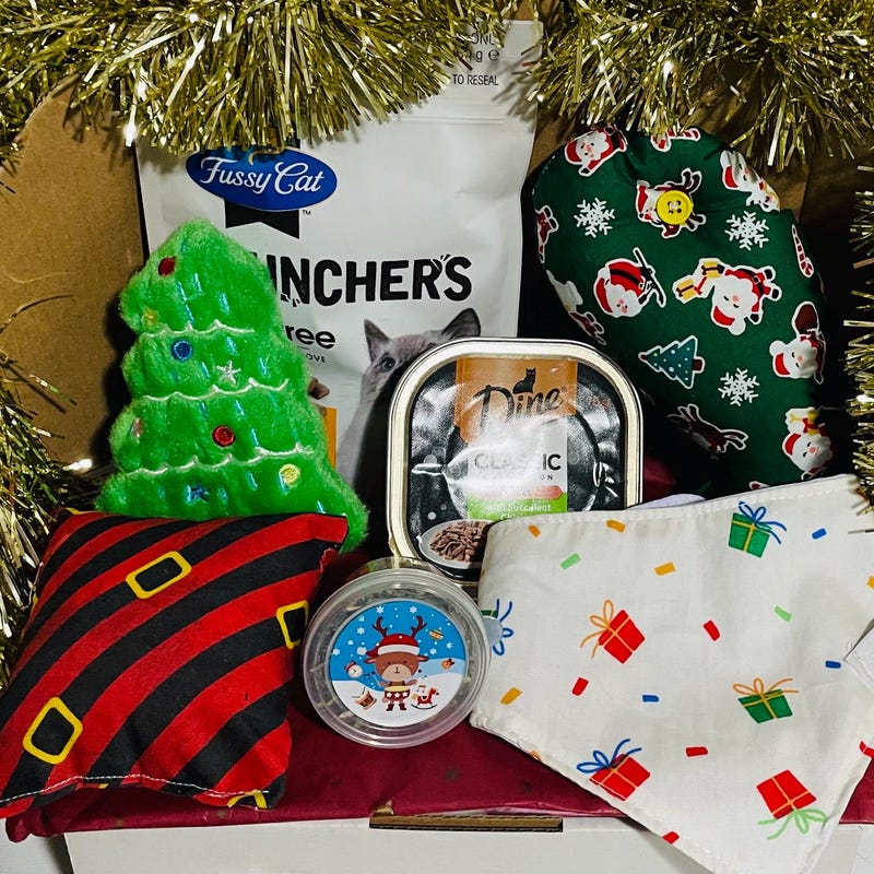 Christmas Cat Treats - Etsy