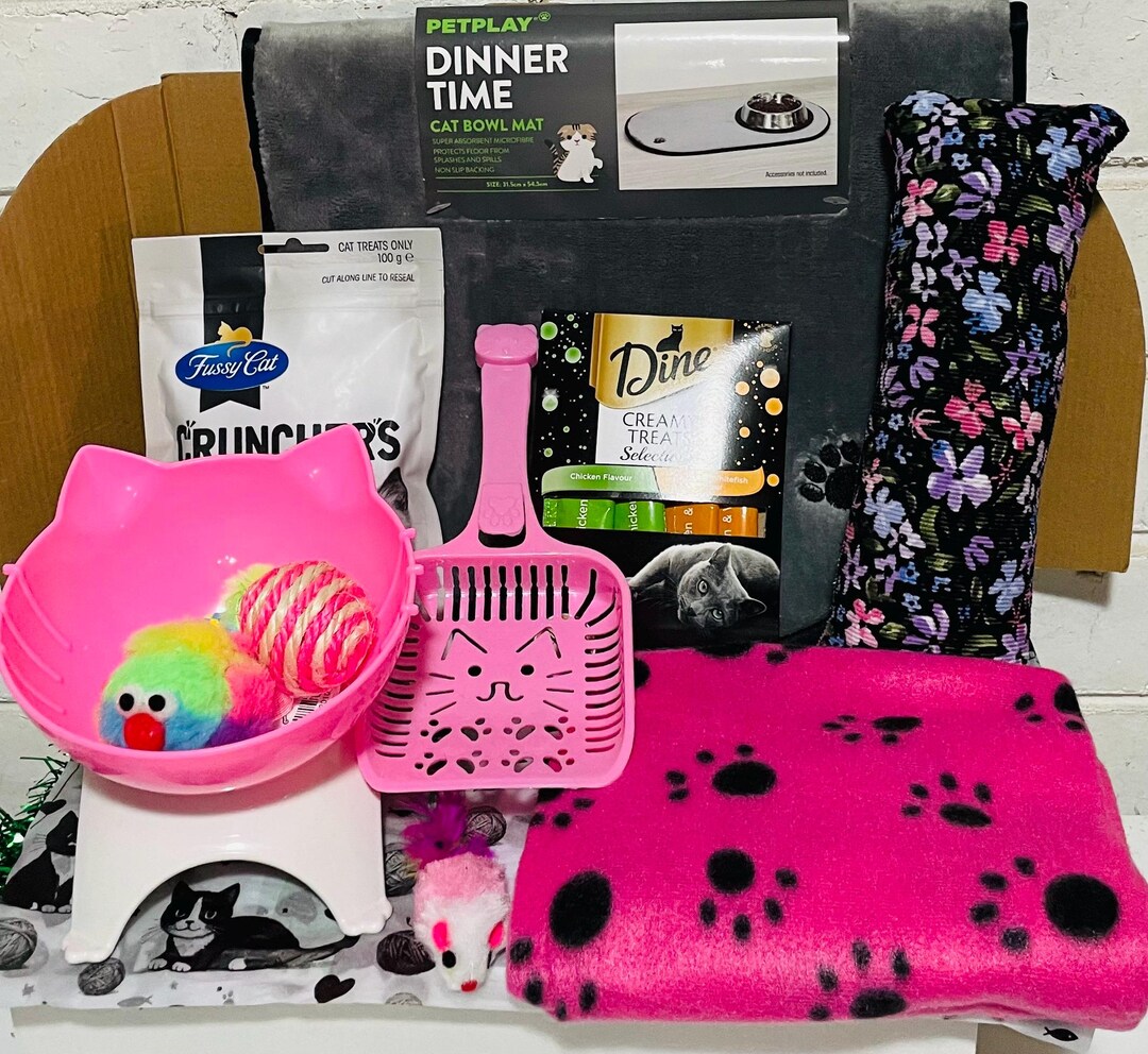 Cat Gift Box Handy Hamper Cat Present Practical Cat Gift Box Cat ...