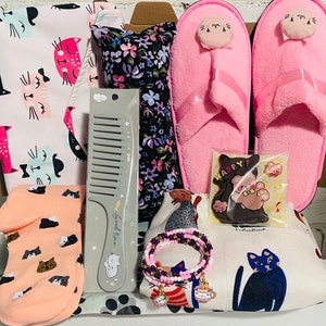 Stunning CAT LOVER Gift Box Hamper Gift for Cat Lover Cat Themed Gift ...