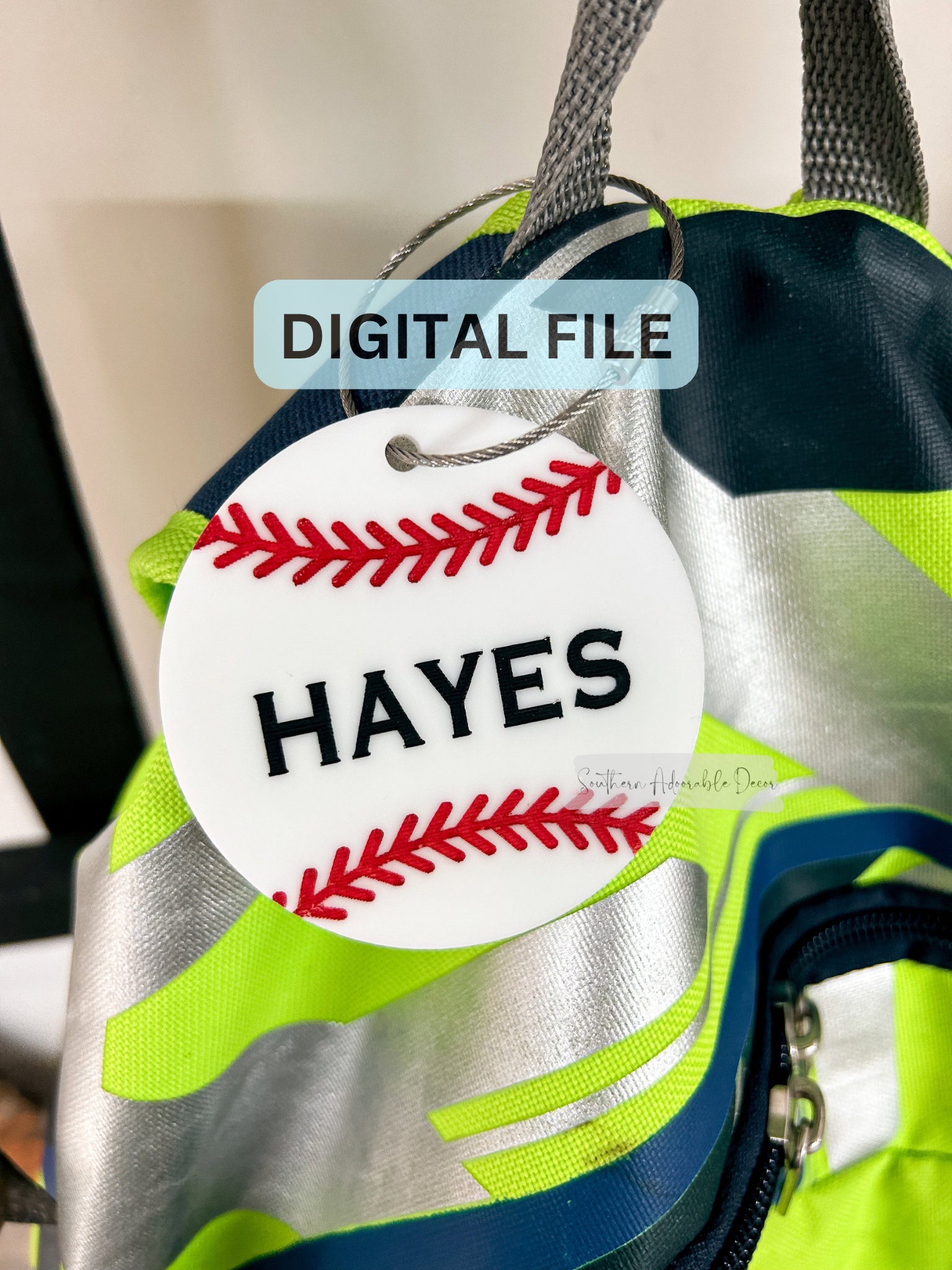Baseball Tag File, Baseball Digital File, Baseball Laser File, Softball ...
