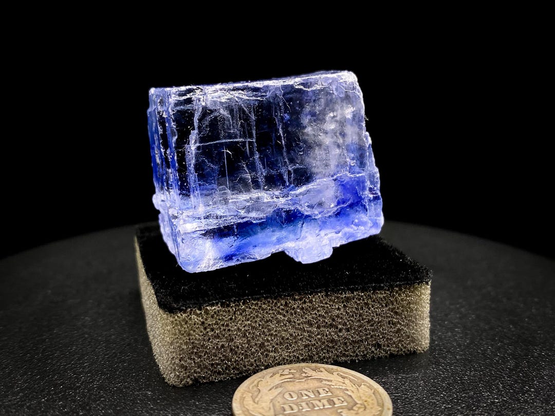 Blue Halite Crystal | Natural Square Halite Specimen | Saskatchewan ...