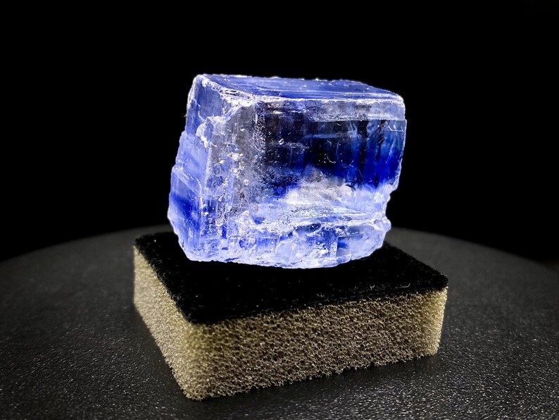 Blue Halite Crystal | Natural Square Halite Specimen | Saskatchewan ...