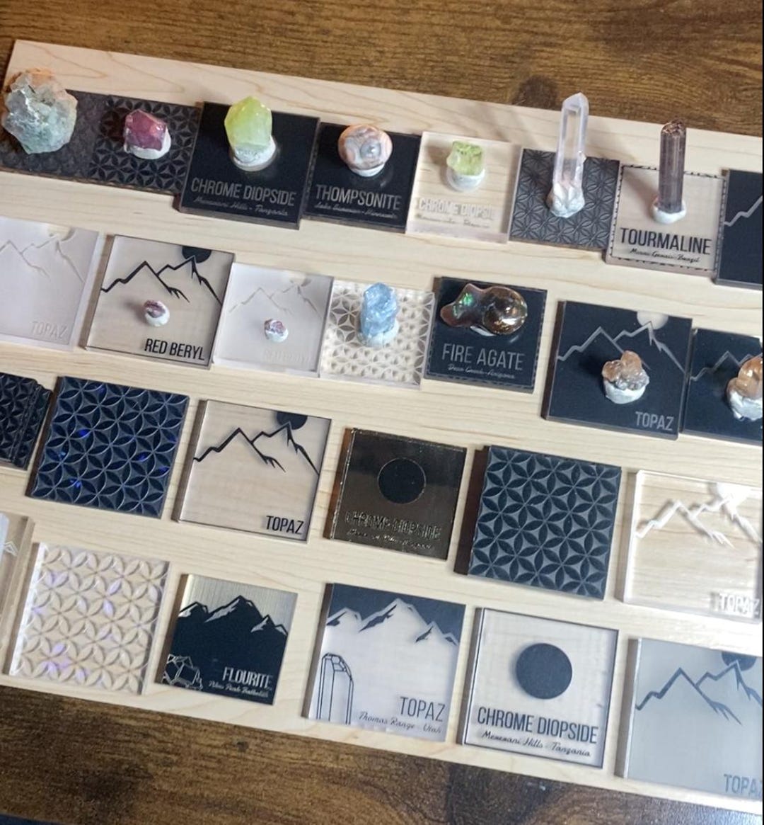 Colored/ Specialized Acrylic- Custom Crystal Display Plates - Etsy