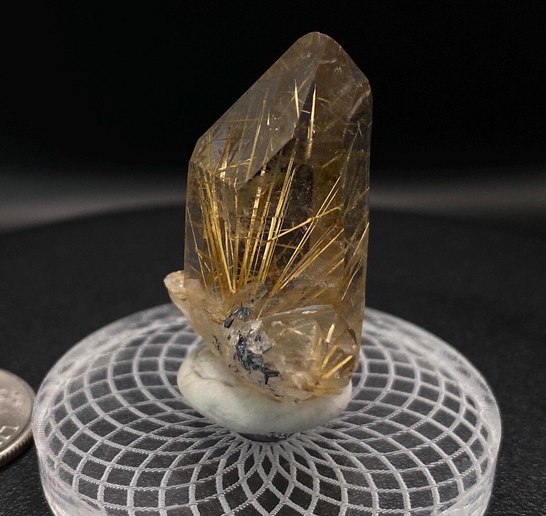 Rutilated Quartz Crystal - Etsy