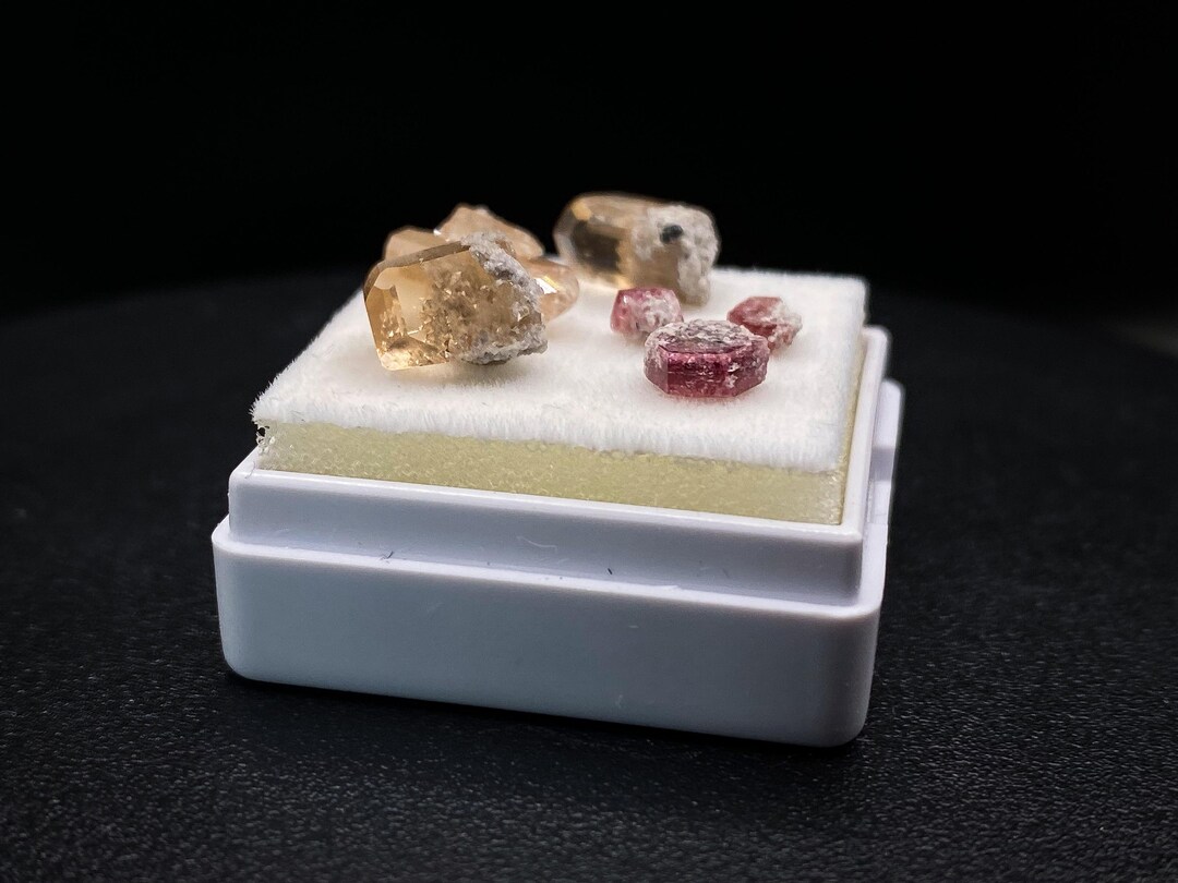 Red Beryl and Topaz Set (thomas Range-utah) - Etsy