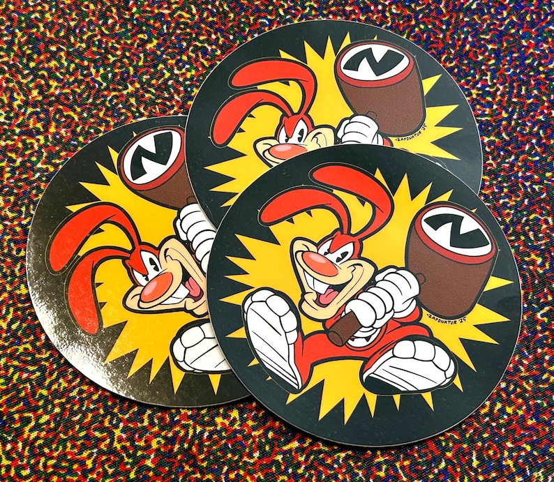 AVOID THE NOID 3"x3" Domino's Pizza Noid Hammer Glossy Sticker - Etsy