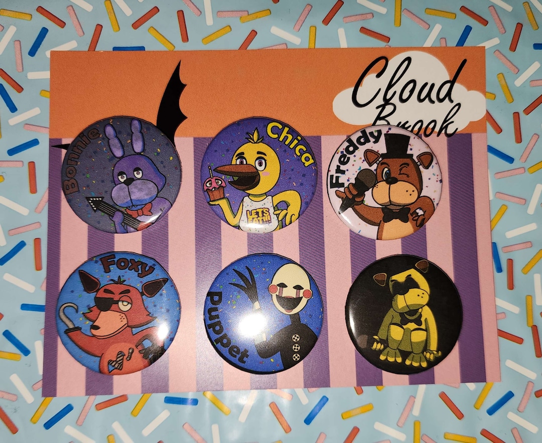 Five Nights at Freddy's Collector Button Pins FNAF Button - Etsy