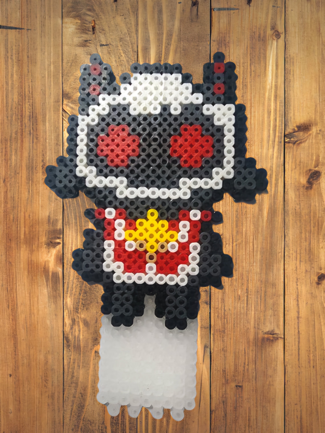 Cult of the Lamb Lambert Perler Bead Figurines Perler Bead Figure 3D ...