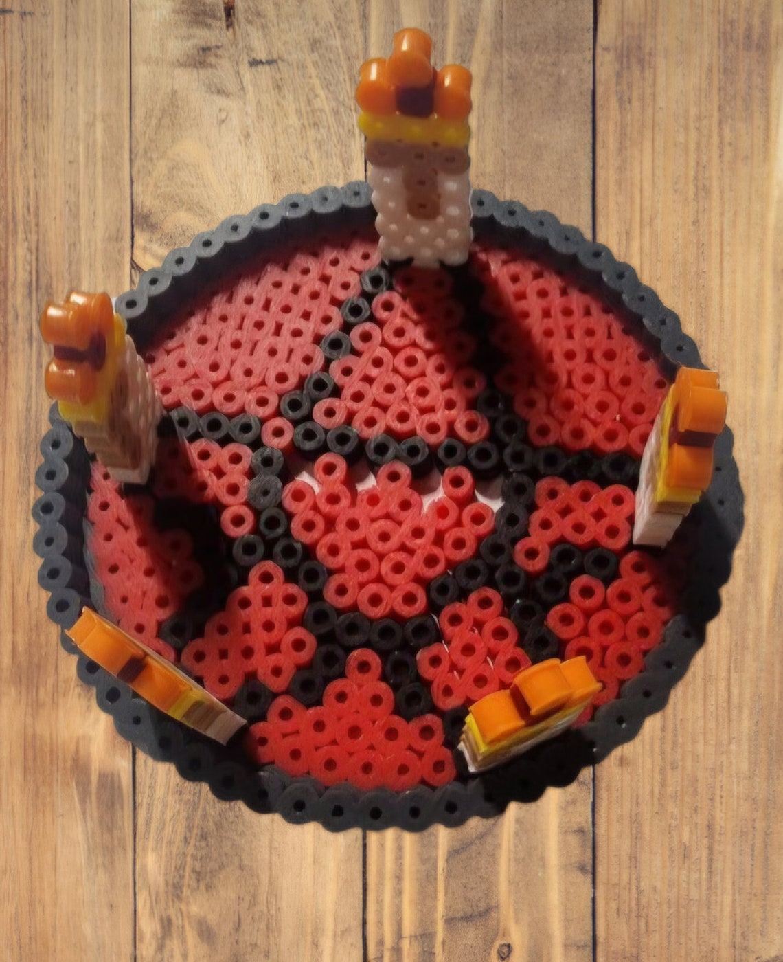 Cult of the Lamb Lambert Perler Bead Figurines Perler Bead Figure 3D ...