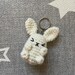 Crochet Mini Bunny Keychain, Handmade Keychain Cute Bunny - Etsy