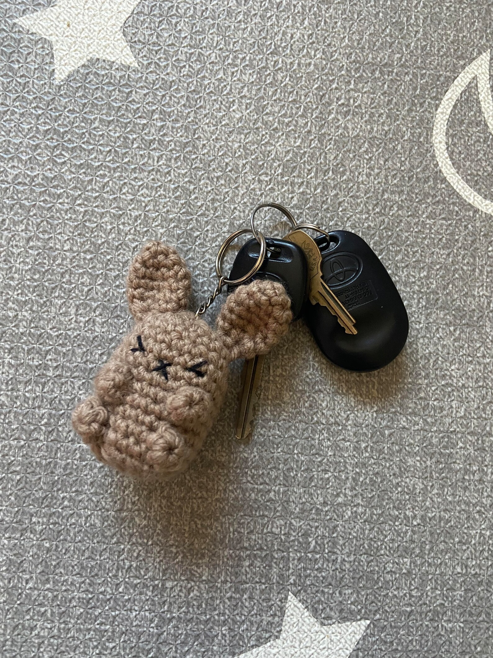 Crochet Mini Bunny Keychain Handmade Keychain Cute Bunny - Etsy