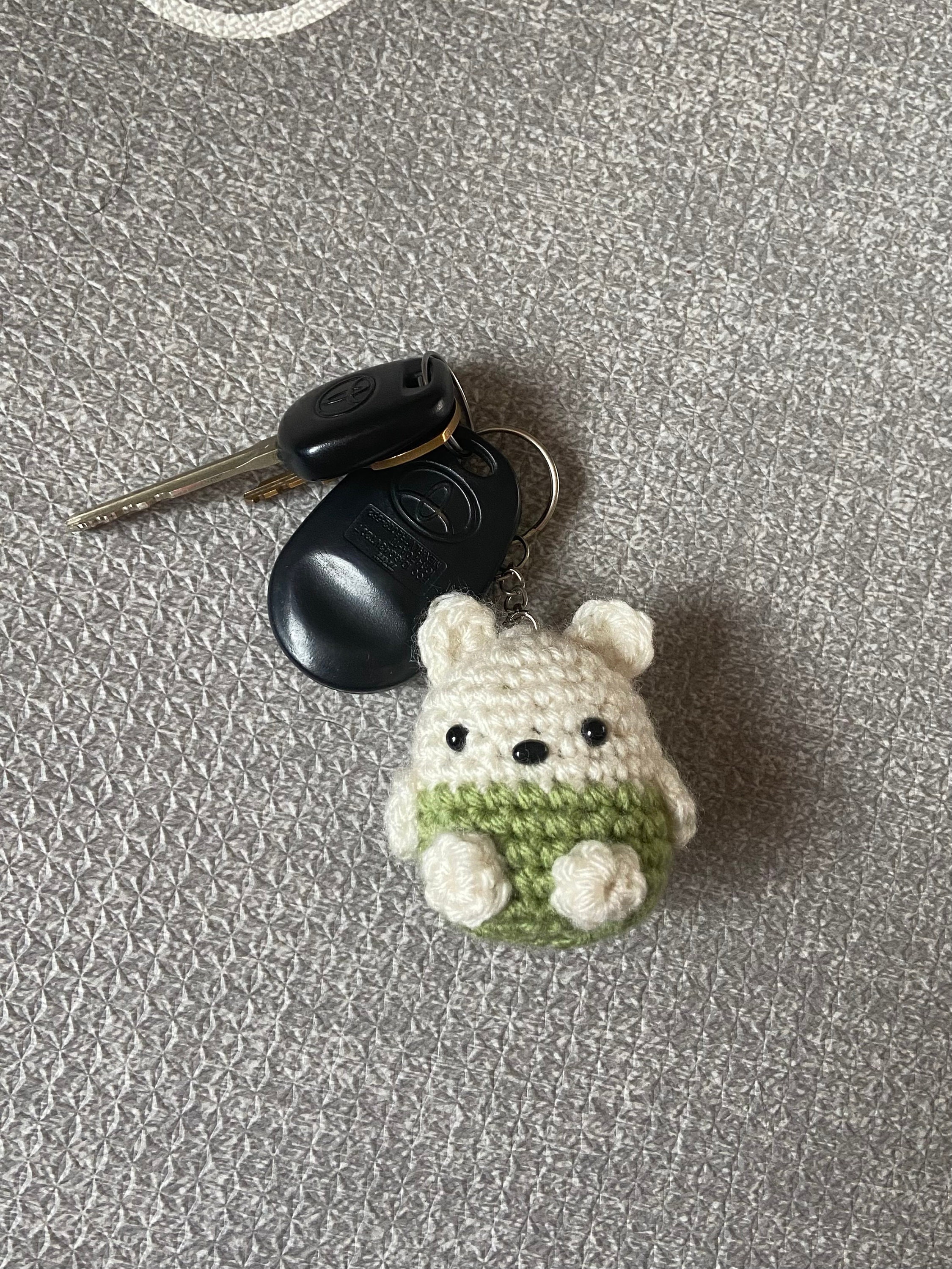 Crochet Bear Amigurumi Keychain Handmade Amigurumi Bear - Etsy