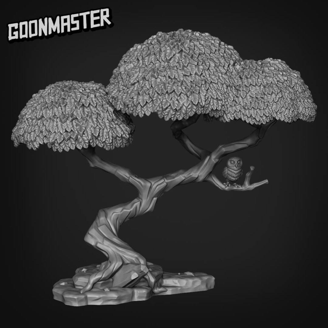 Owl Tree | Goon Master Games | 12k 3D Prints | Tabletop Miniatures | - Etsy
