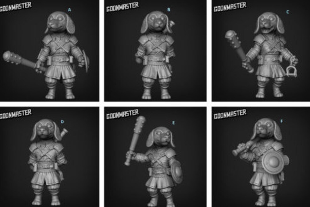 Dachshunds | Guard Dogs Set | Goon Master Games | 12k 3D Prints ...