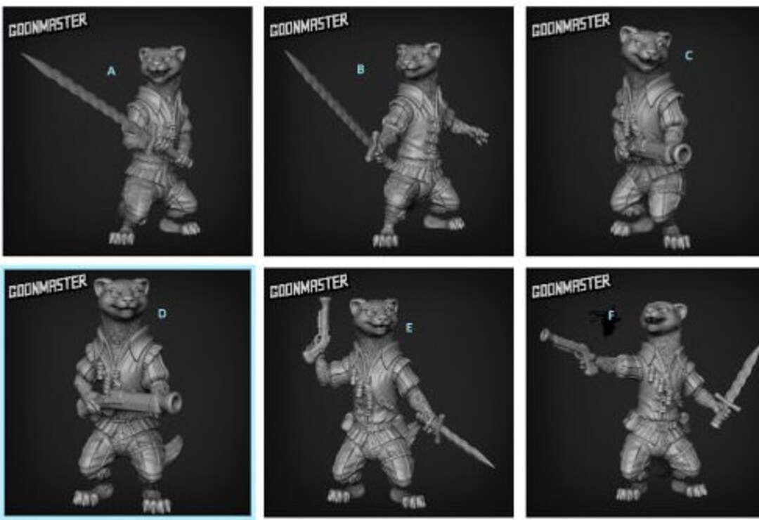 Weasels | Weasel Witch Hunter | Goon Master Games | 12k 3D Prints ...