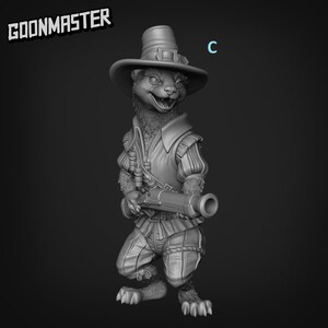 Weasels Hat Versions | Weasel Witch Hunter | Goon Master Games | 12k 3D ...