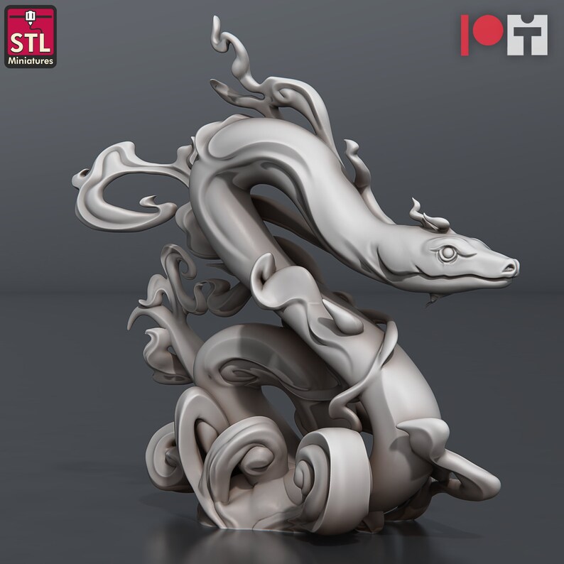 Vapour Snakes Pack STL Miniatures 12k 3D Prints Tabletop Miniatures ...