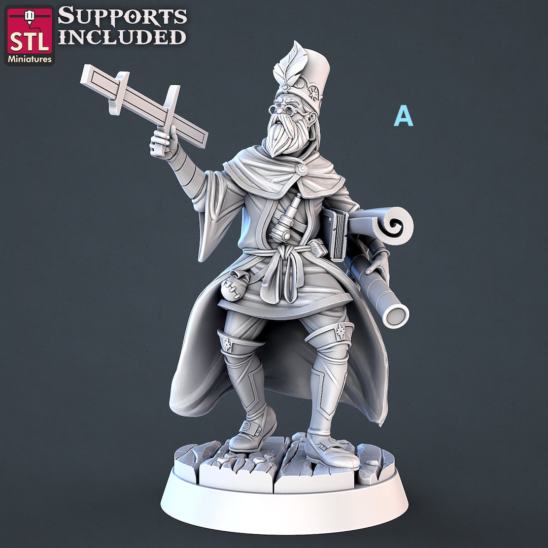 Astronomers Assistant STL Miniatures 8k 3D Prints Tabletop Miniatures ...