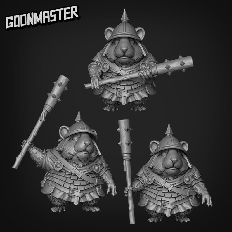 Hamster Maces Alt Versions | Goon Master Games | 12k 3D Prints ...