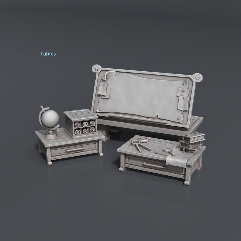 Airship Crew Props STL Miniatures 8k 3D Prints Tabletop Miniatures - Etsy