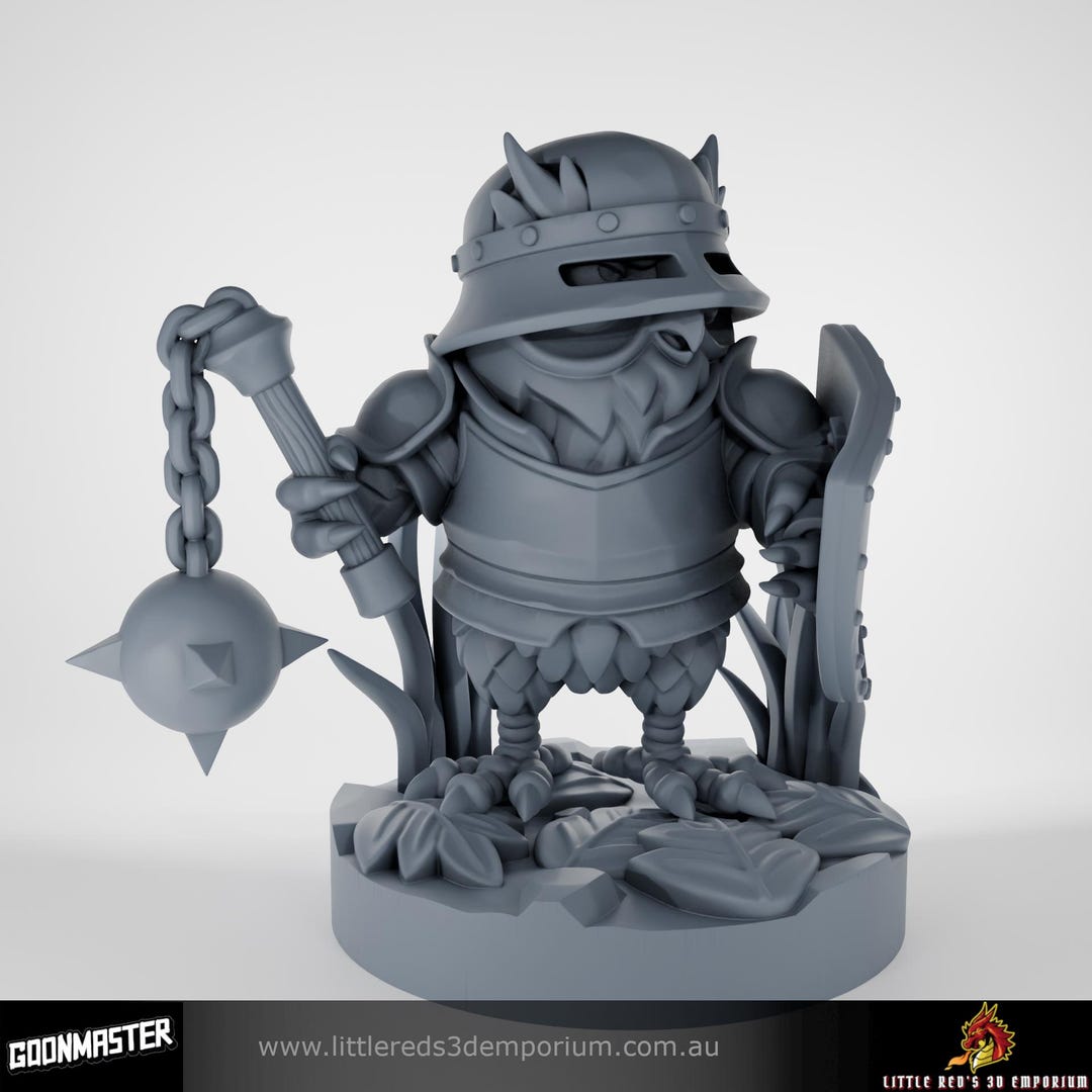 Knight Owls Flails | Goon Master Games | 12k 3D Prints | Tabletop ...