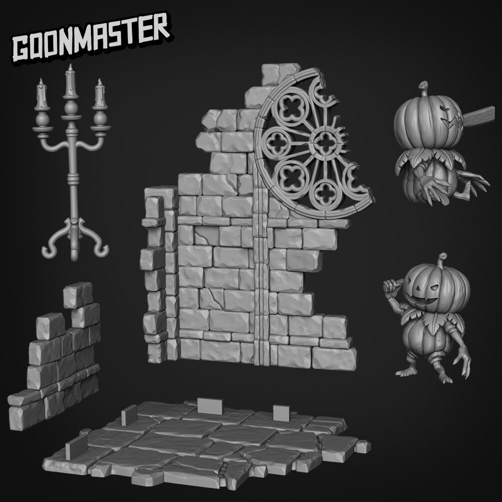 Lumpkin Carving Diorama | Plague Birds Set | Goon Master Games | 12k 3D ...