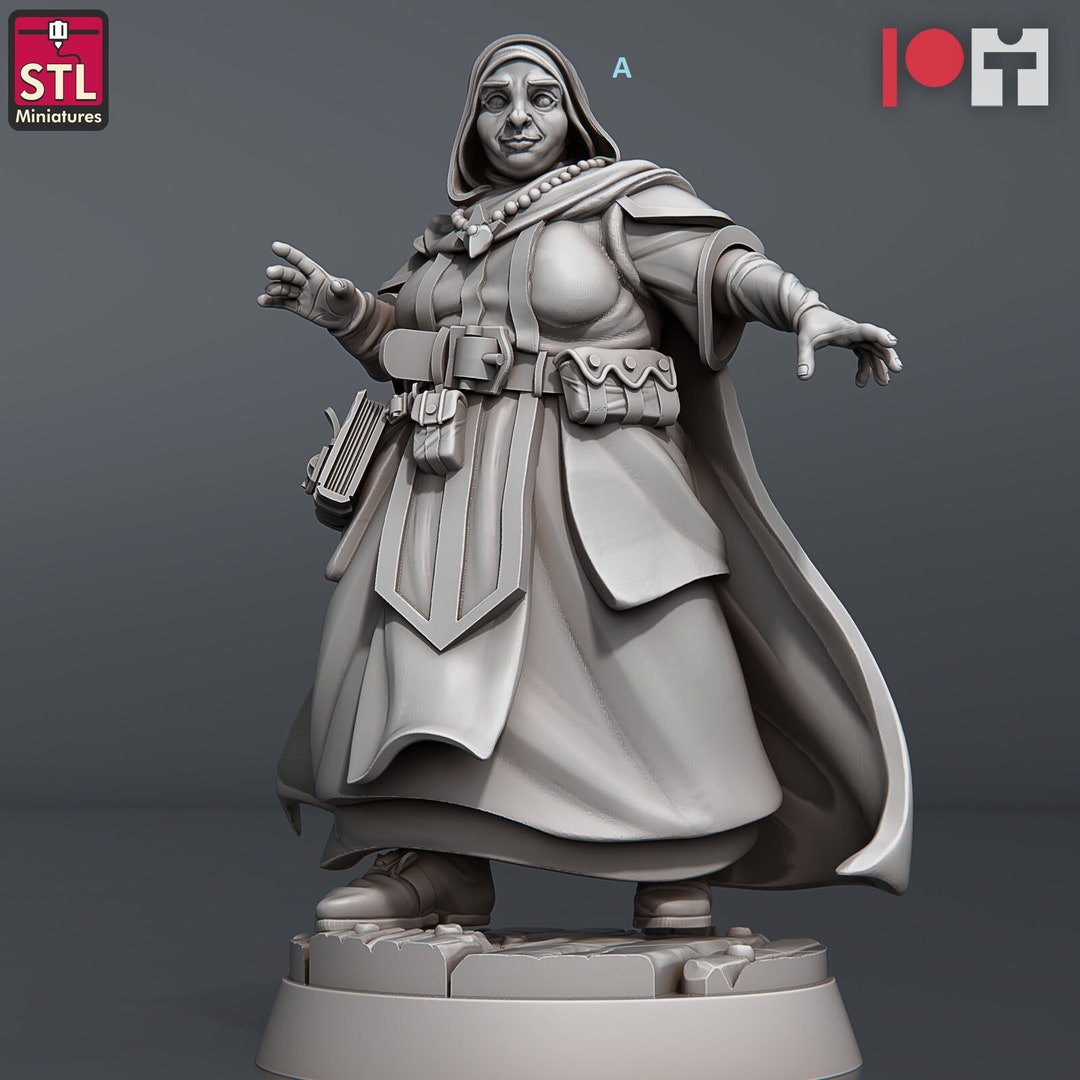 Nuns | STL Miniatures | 12k 3D Prints | Tabletop Miniatures | 28mm - Etsy