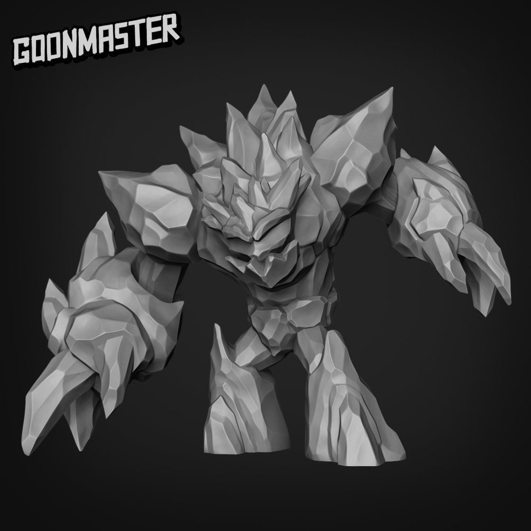 Giant Ice Golem | Frozen Wasteland Set | Goon Master Games | 12k 3D ...