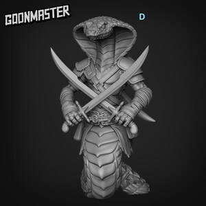 Snake Warriors Sinister Snakes Set Goon Master Games 12k 3D Prints ...