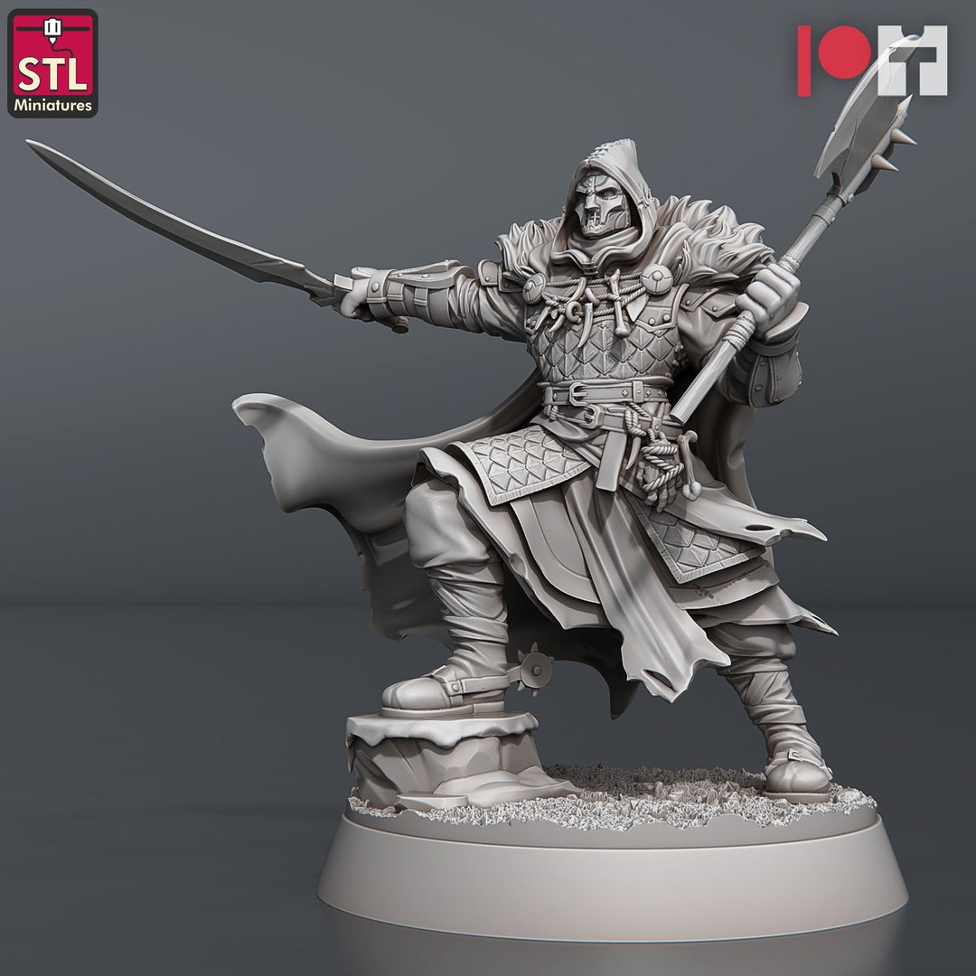 Cultist Captain | STL Miniatures | 12k 3D Prints | Tabletop Miniatures ...