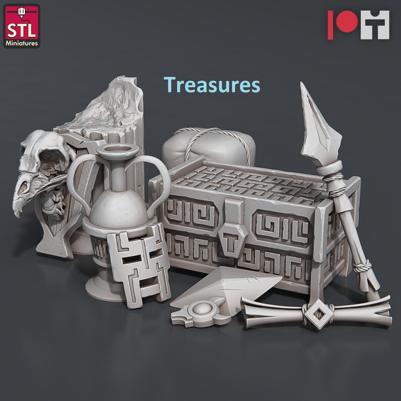 Airship Crew Props STL Miniatures 8k 3D Prints Tabletop Miniatures - Etsy