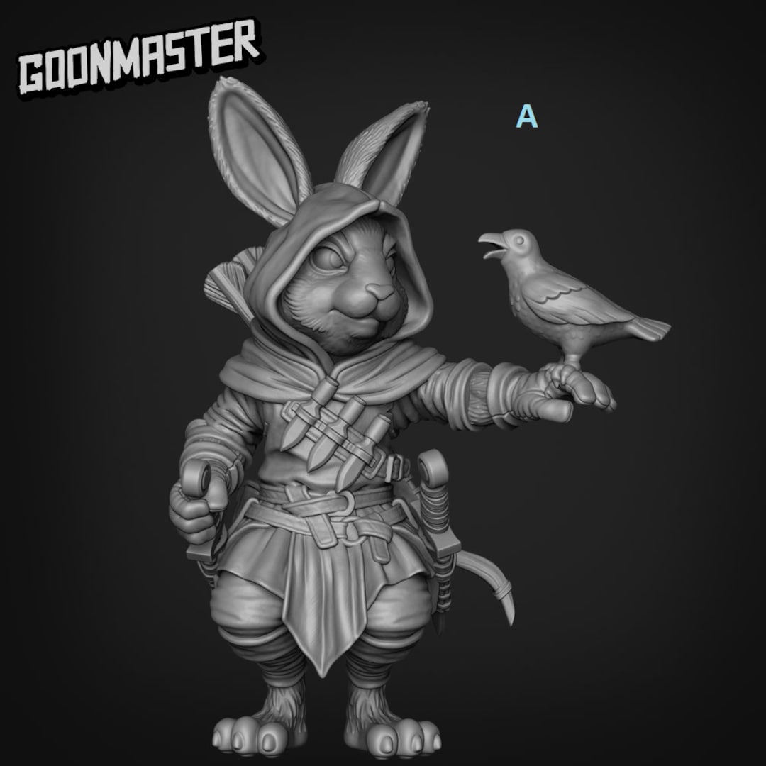Rabbit Rogues | Giraffe Guardians Set | Goon Master Games | 12k 3D ...