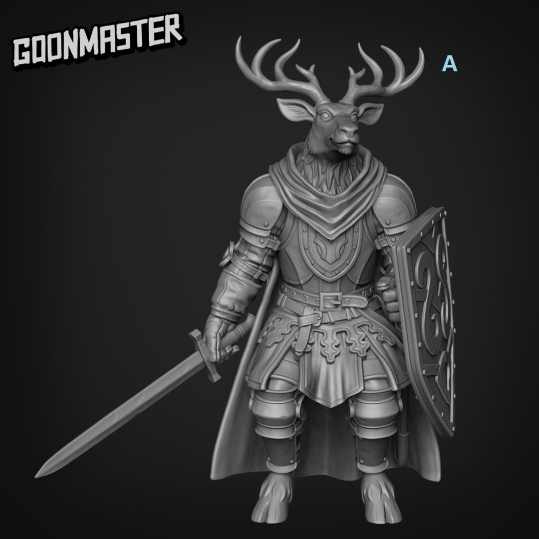 Deer Knights | Pondering Opossums Set | Goon Master Games | 12k 3D ...