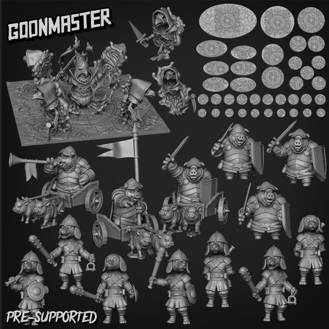 Guard Dogs Set Complete | Goon Master Games | 12k 3D Prints | Tabletop ...