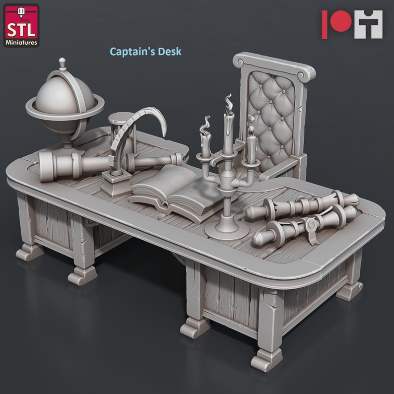 Airship Crew Props STL Miniatures 8k 3D Prints Tabletop Miniatures - Etsy