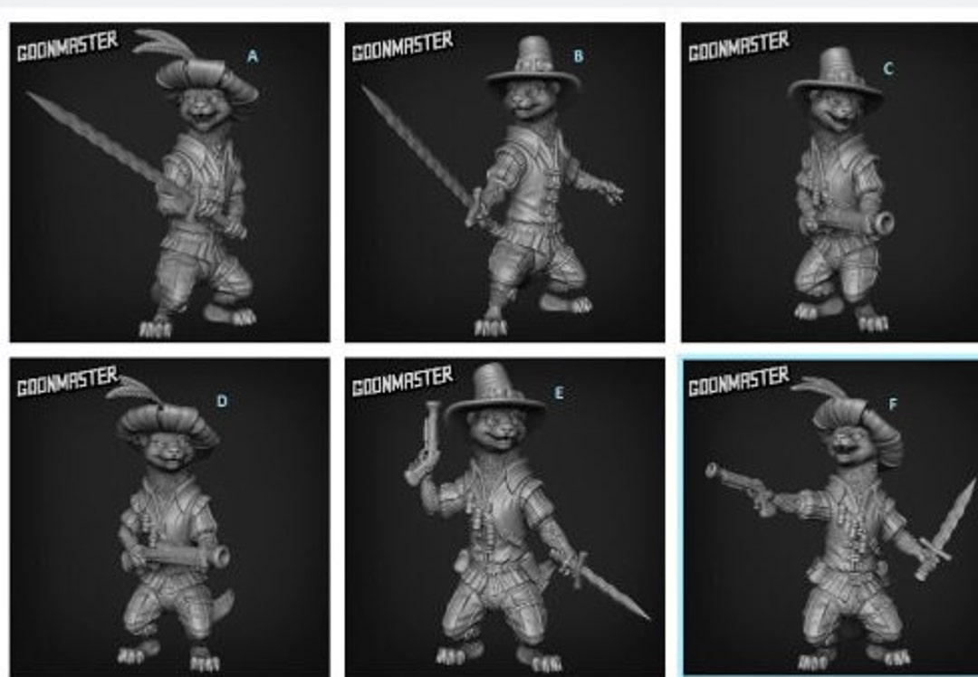 Weasels Hat Versions | Weasel Witch Hunter | Goon Master Games | 12k 3D ...