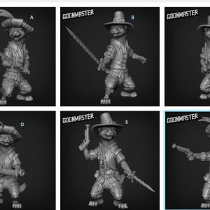Weasels Hat Versions | Weasel Witch Hunter | Goon Master Games | 12k 3D ...