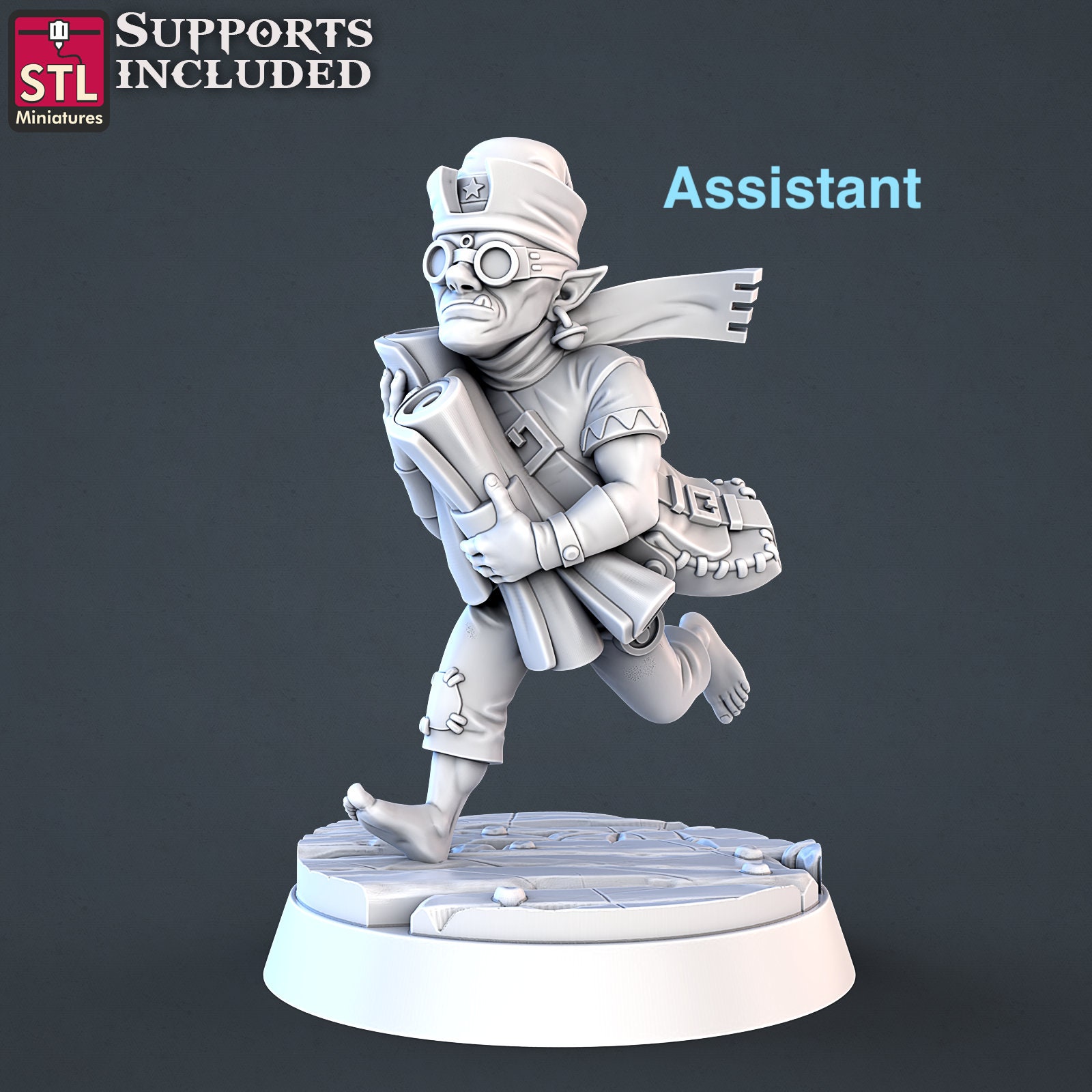 Astronomers Assistant STL Miniatures 8k 3D Prints Tabletop Miniatures ...