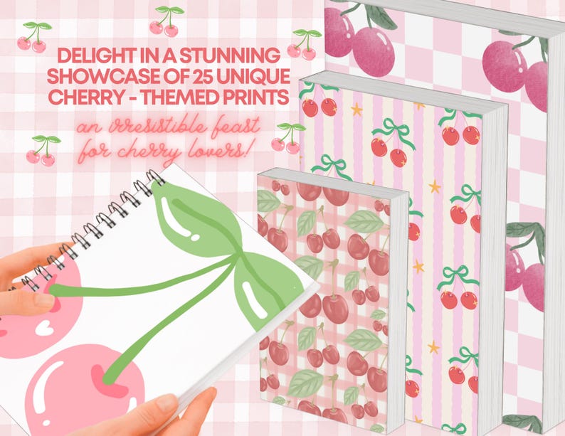 25 Full Pretty Cherry Prints With Bonus Cherry Cliparts - Etsy
